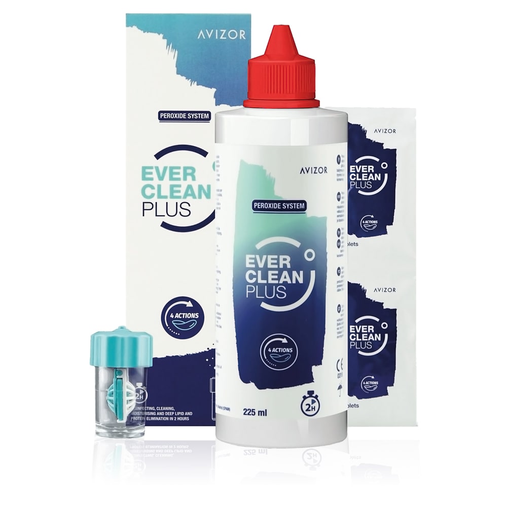 Płyn Avizor Ever Clean Plus 225 ml | sklep Twoje Soczewki.pl